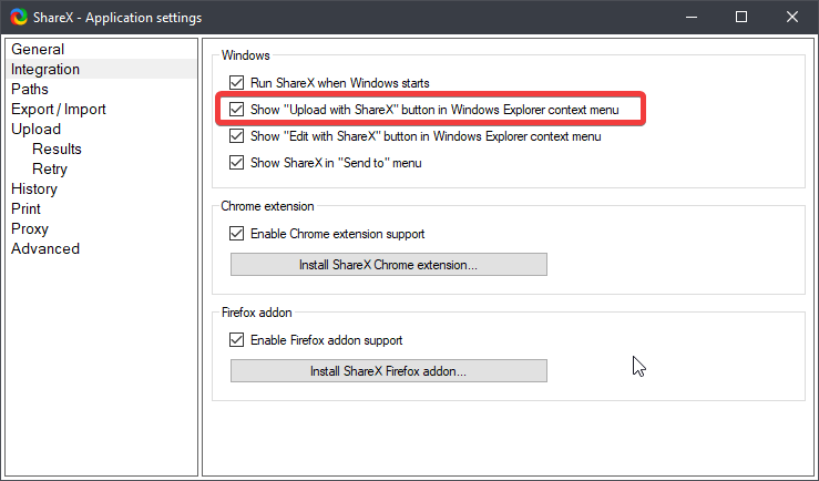 How to open Drag and drop upload with a hotkey. · Issue #3931 · ShareX/ShareX · GitHub