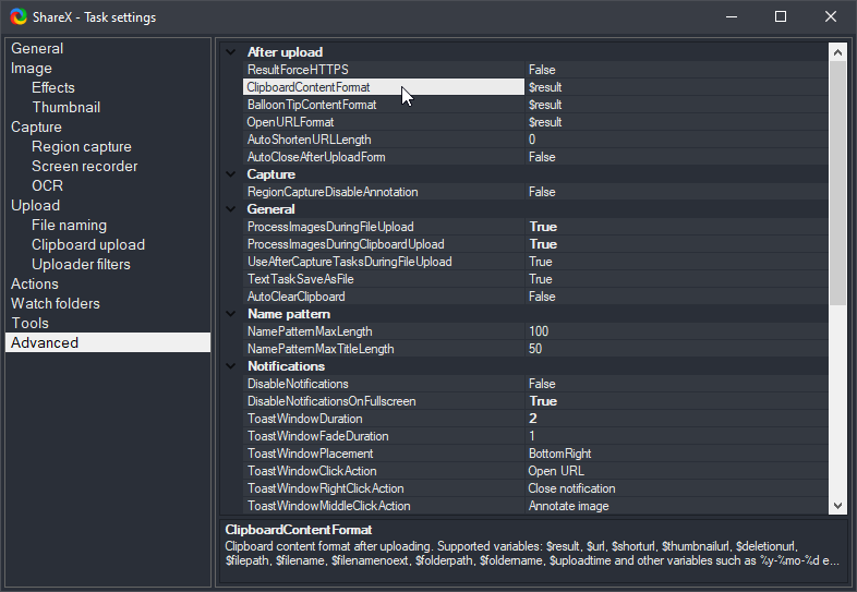 After Upload: create custom HTML clipboard with the upload link · Issue #4199 · ShareX/ShareX ...