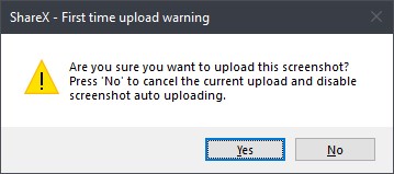 Opt-in flow to automatically upload screenshots · Issue #4468 · ShareX/ShareX · GitHub
