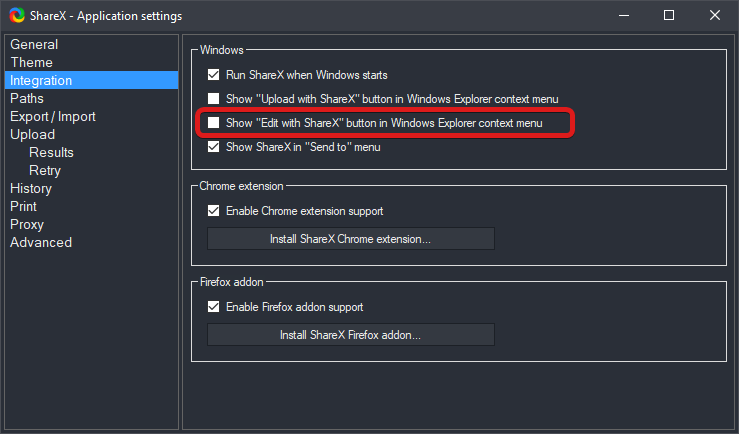 Feature Request or Access Question - Launch Editor Directly · Issue #4766 · ShareX/ShareX · GitHub
