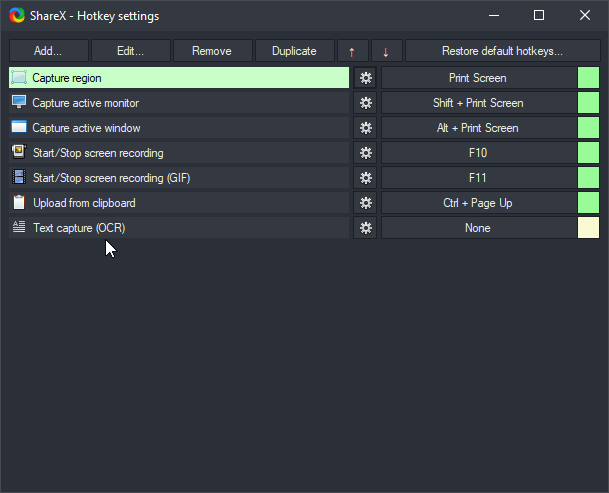 OCR Shortcut key · Issue #5618 · ShareX/ShareX · GitHub